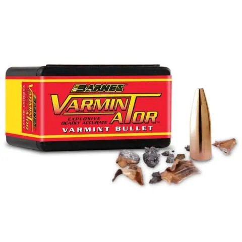 Barnes Bullets 22 Caliber (.224") 40 Gr. Hollow Point Flat Base ...