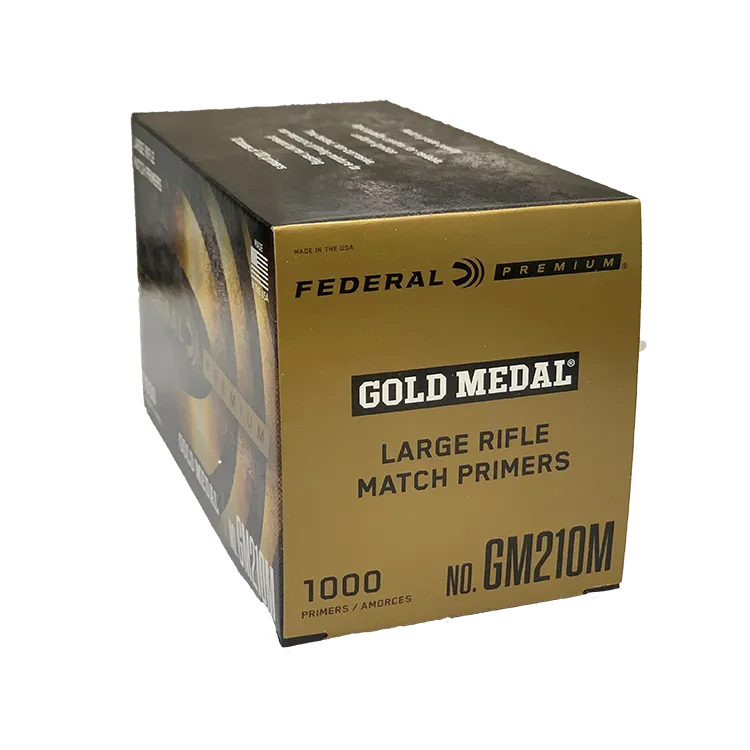 Federal Primers #210M Large Rifle Match (Box of 1000) - Precision Reloading