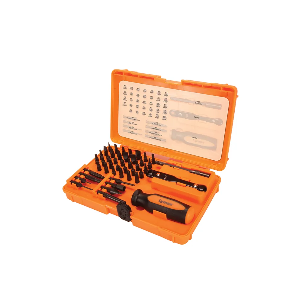 Lyman 45 Piece Master Gunsmith Tool Kit - Precision Reloading