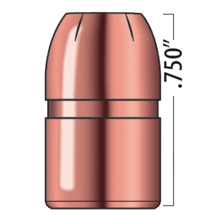 Swift Bullets 45 Caliber (.452") 265 Gr. Bonded A-Frame Hollow Point ...
